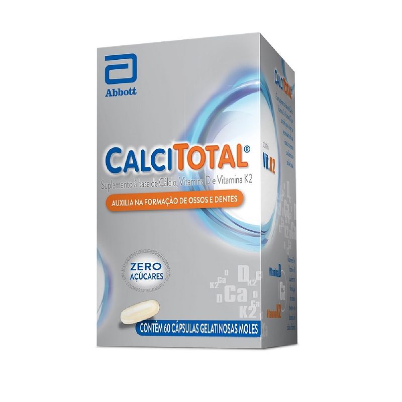 Calcitotal Com 60 Cápsulas - Pague Menos