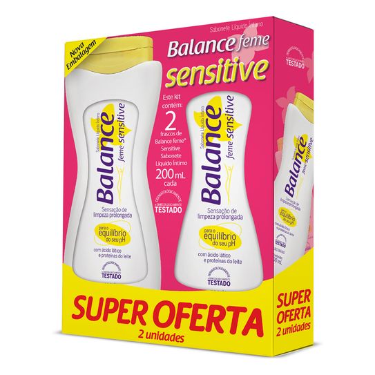 Sabonete Íntimo Balance Feme Nature 200ml Kit Com 2 Unidades ...