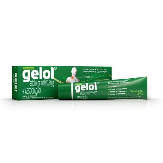 Gelol Pomada 20g - Farmacias Pague Menos