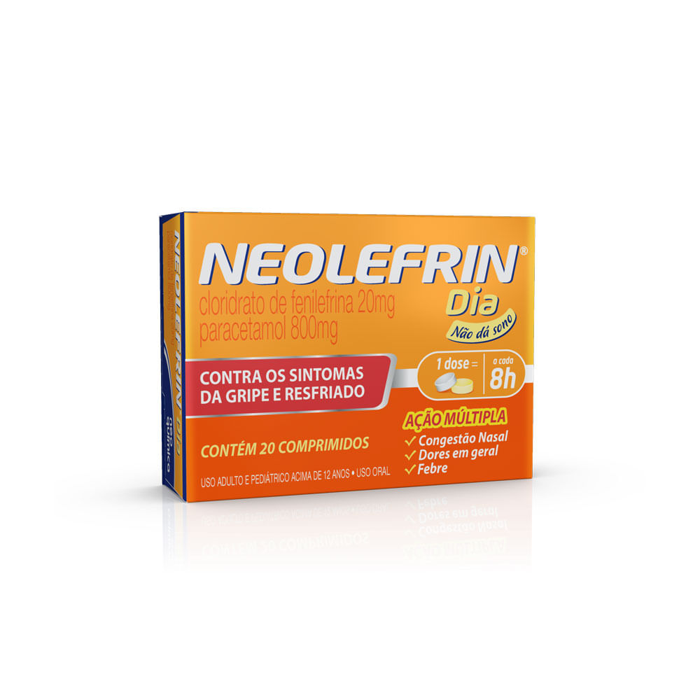 Neolefrin Dia Com 20 Comprimidos - Pague Menos