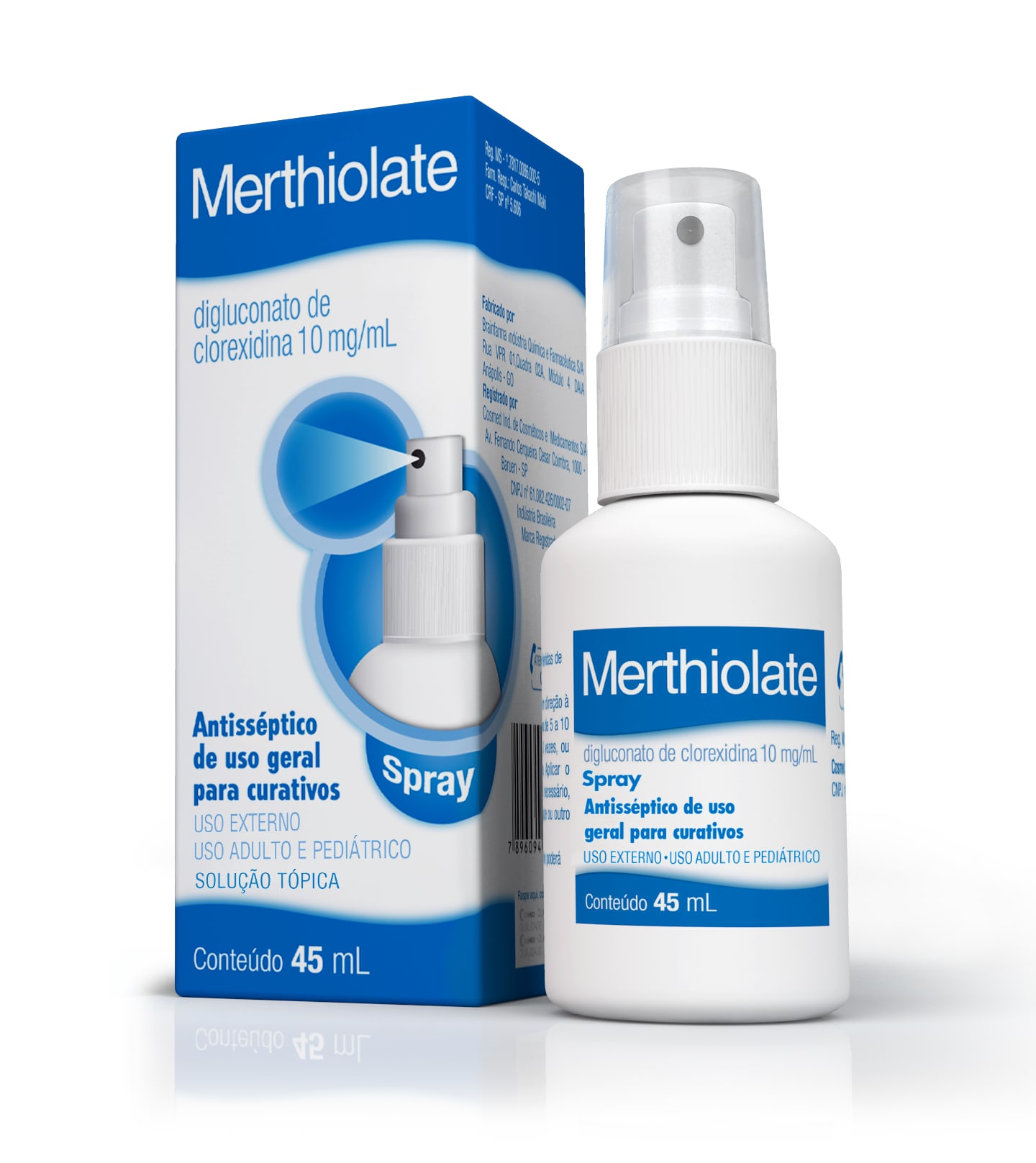 Merthiolate Spray 45ml - Pague Menos