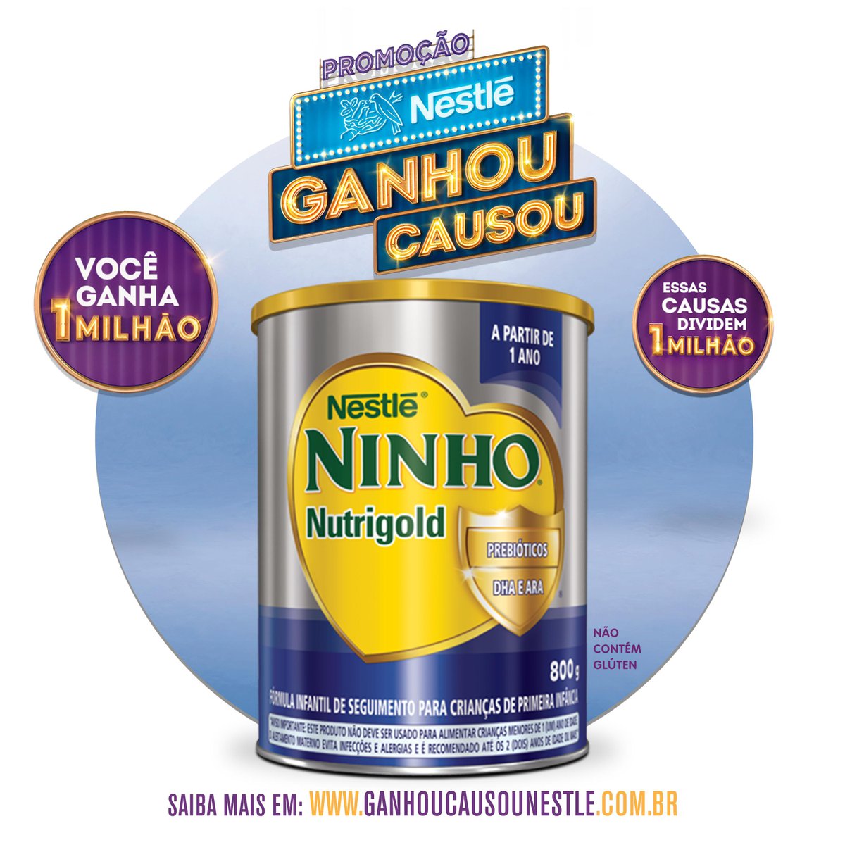 Fórmula Infantil Ninho Nutrigold 800g - Pague Menos